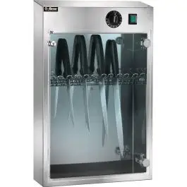 STERILISATEUR ÉLECTRIQUE POUR COUTEAUX MURALS - À RAYONS ULTRAVIOLETS - MOD. SUV 10 - CAPACITÉ ...